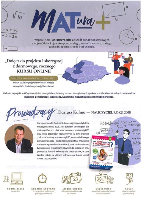 Kurs Online Z Matematyki Dla Maturzyst W Ckziu Zb Szynek