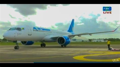 Live Tazama Ilivyotua Kwa Mara Ya Kwanza Ndege Mpya Air Bus
