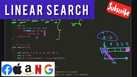 linear search in hindi explanation and code algorithms 1 faang interviews youtube