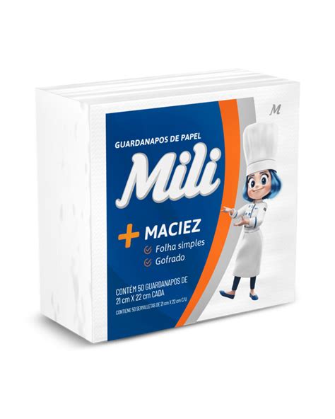 Guardanapos de Papel Mili Folha Simples 21X22 Goiânia GO