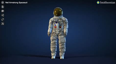 An Animated Astronaut Standing In Front Of A Blue Background