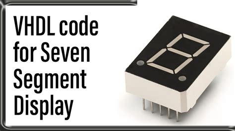 vhdl code for seven segment display pantech ai