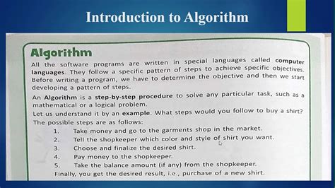 programming basics algorithm youtube
