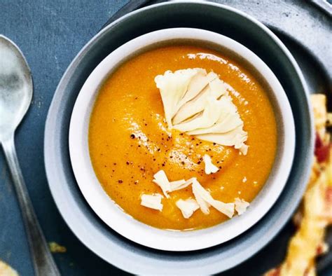 Soupe De Potimarron Au Lard Et T Te De Moine Cookidoo La