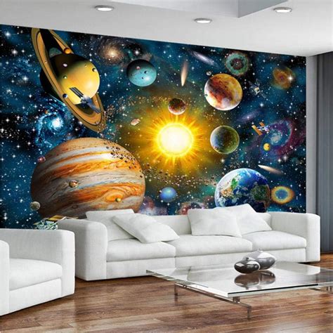 rylryl Papel tapiz fotográfico Espacio 3D Universo Cielo estrellado
