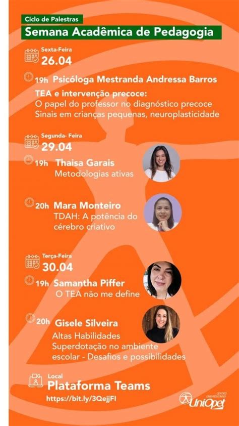 SEMANA ACADÊMICA DE PEDAGOGIA online Sympla
