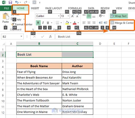 Shortcut For Merge And Center In Excel Examples Exceldemy