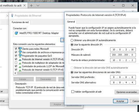 Cómo cambiar la dirección IP del ordenador en Windows 10 fácilmente