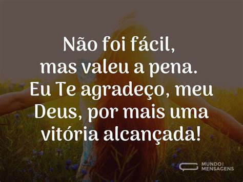 Mensagens De Agradecimento A Deus Pela Vit Ria Mundo Das Mensagens