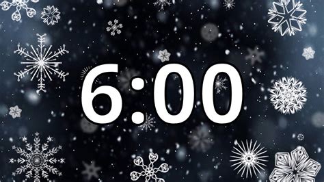 Minute Winter Countdown Timer With Music And Alarm Simple Beep