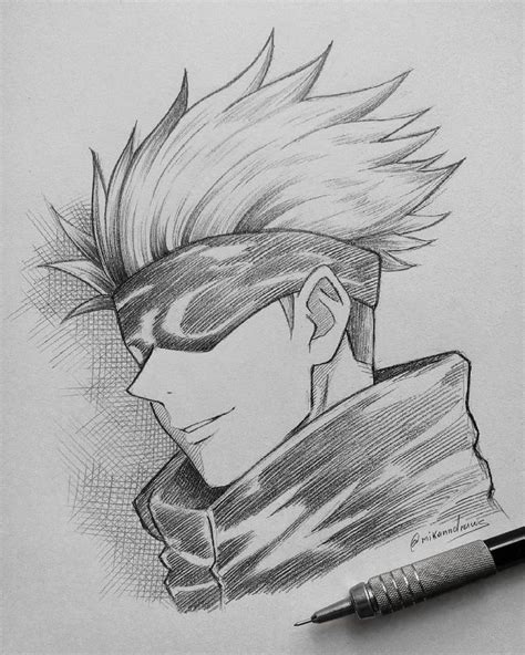 Satoru Gojo Jujutsu Kaisen Em 2021 Desenho De Personagens Desenho