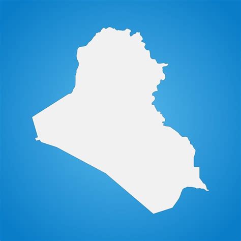Premium Vector Highly Detailed Iraq Map With Borders Isolated On