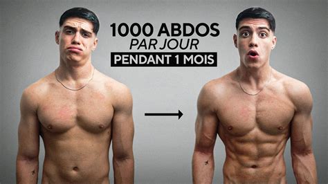 1000 ABDOS PAR JOUR PENDANT 1 MOIS Résultats extrêmes YouTube