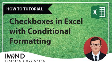 Conditional Formatting With Check Boxes In Excel YouTube
