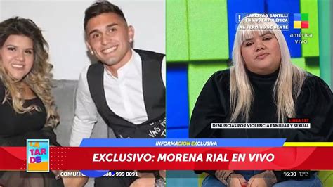 MORENA RIAL HABLA de su RELACIÓN con FACUNDO el PADRE de su HIJO YouTube
