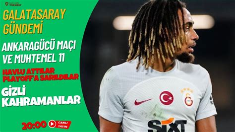GALATASARAY HABERLERİ ANKARAGÜCÜ MAÇI HAZIRLIKLARI VE MUHTEMEL 11