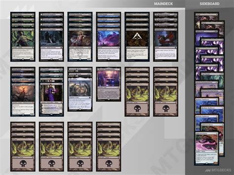 Standard Mono Black Deck By Platinum Mythic Rank Player MTG DECKS