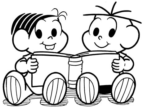 30 Desenhos da Turma da Mônica para Colorir Pop Lembrancinhas