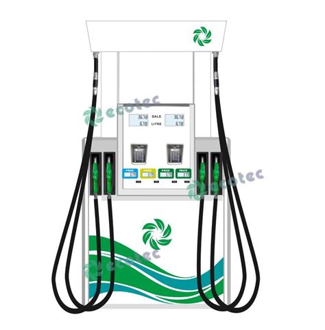 Ecotec Petrol Station Equipment Portable Fuel Dispenser With Nozzle