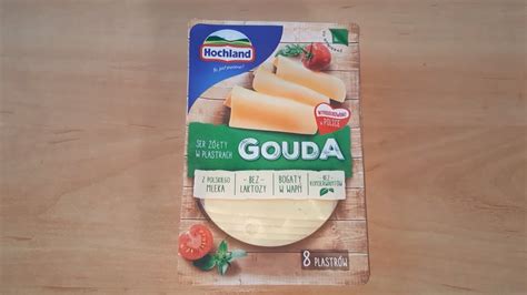 Gouda Ser Żółty Hochland W Plastrach 135 G cena opinie test