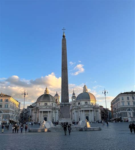 Piazza Del Popolo Roma Nel Roma Foto Chiesa