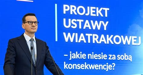 Morawiecki o wiatrakach Domagamy się komisji śledczej ws lex Kloska
