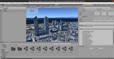 get started with vts landscape streaming plugin for unity melown technologies