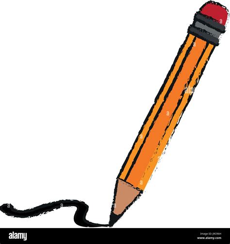 Ilustración de dibujos animados lápiz dibuja Imagen Vector de stock Alamy