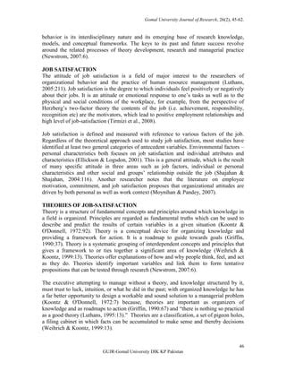 2011TheoriesofJobSatisfaction GLOBALAPPLICATIONSLIMITATIONS Pdf