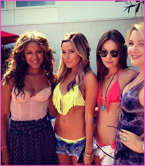 Ashley Tisdale 27th Birthday Beach Party Photos Ashley Tisdale Bikini