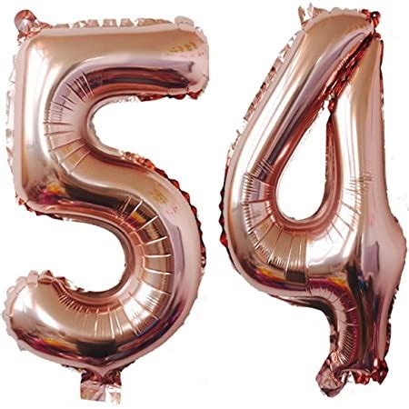 Amazon Inch Rose Gold Foil Helium Jumbo Digital Number