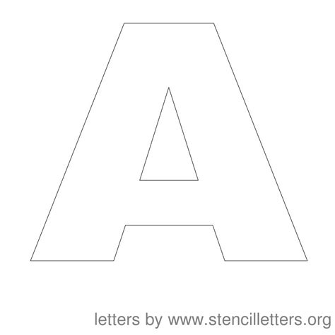 Block Letters Printable Stencils