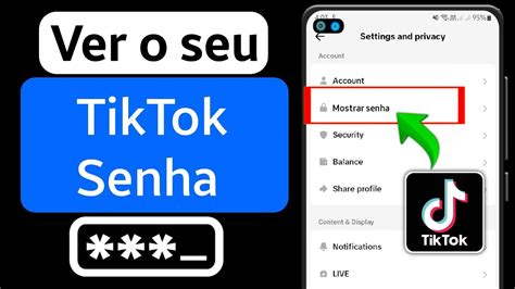 Como ver sua senha do TikTok se você esqueceu Recuperar senha do