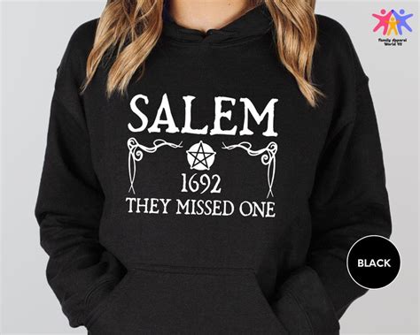 Salem Witch 1692 They Missed One Sweatshirt Salem Witch Etsy