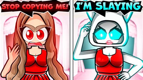 She Was Mad I Copied Her Outfits Dress To Impress Youtube
