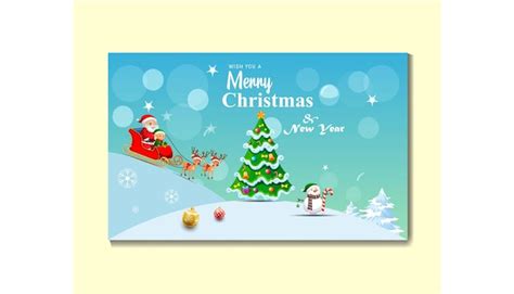 Premium Vector Vector Beautiful Merry Christmas Card Template