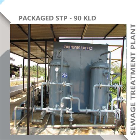 Prefabricated 90 KLD Modular Sewage Treatment Plant Capacity 4500 LPH