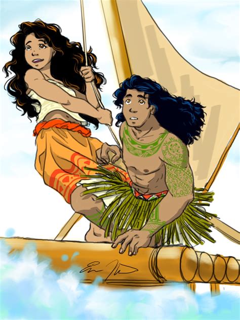 Moana And Maui Moana Fan Art Fanpop