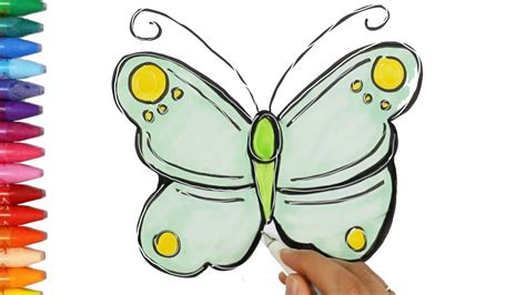 Come Disegnare E Colorare Una Farfalla Come Disegnare E Colora Per