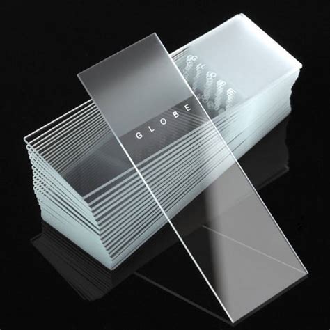 Frosted Diamond White Glass Microscope Slides 90 Ground Edges 90 Corners