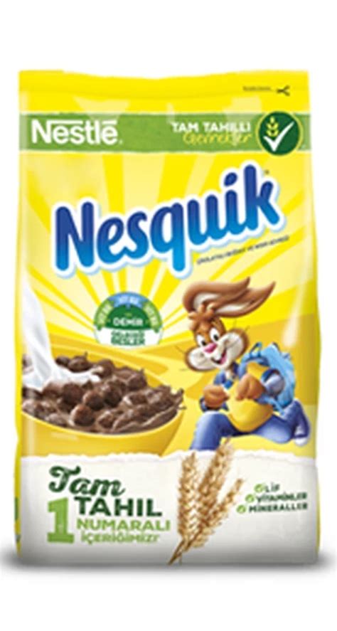 Nesquik Sütlü Kakaolu Buğday Ve Mısır Gevreği Kaç Kalori Nesquik