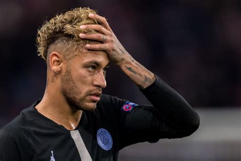 Neymar Da Silva Santos J Nior Of Paris Saint Germain During The Uefa