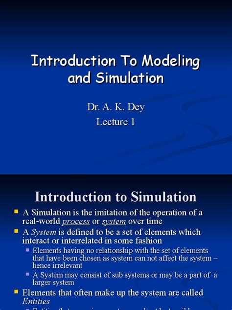 introduction to modeling and simulation pdf monte carlo method simulation
