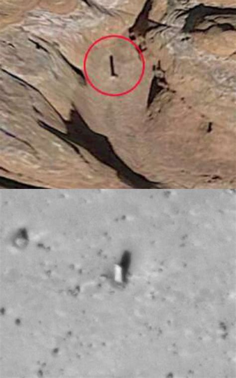 Mars Moon Phobos Monolith