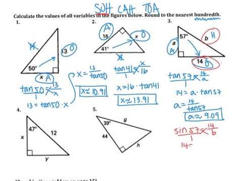 Right Triangle Trigonometry Review Youtube