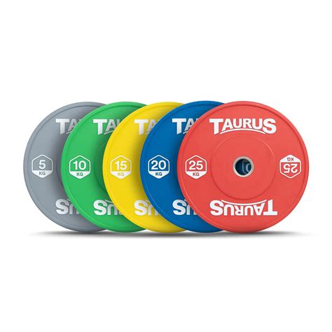 Taurus Coloured Olympic Weight Plates Shop Online Fitshop