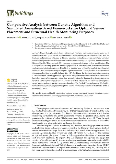 pdf comparative analysis between genetic algorithm and simulated annealing based frameworks