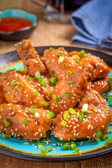 Slow Cooker Garlic And Ginger Chicken Wings Recipe