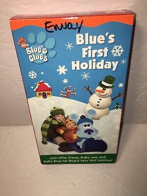 Blue S Clues Blues First Holiday Vhs Nickelodeon Nick Jr Rare