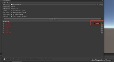 unity中图集的制作与使用 unity 2021如何创建图集 csdn博客